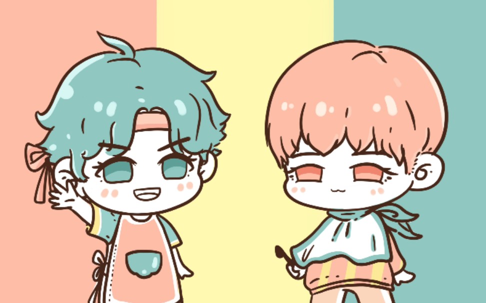 【产品拟人】毕业设计产品的人物形象绘画|阿池和桃桃