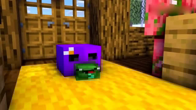 动漫《怀孕挑战》,末影人生了个发光的儿子!