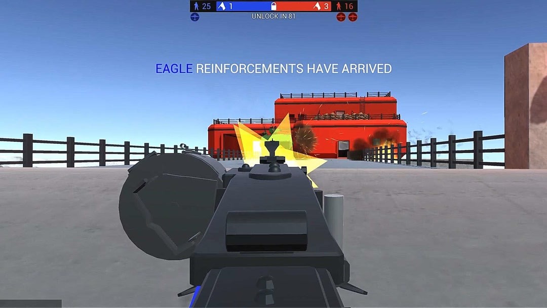 战地模拟器:获得MG4机枪,拿着它去打击敌方的战车!