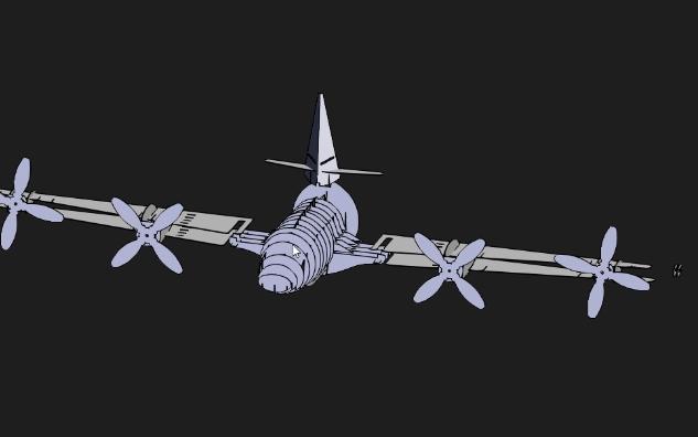 墙壁装饰展示飞机模型