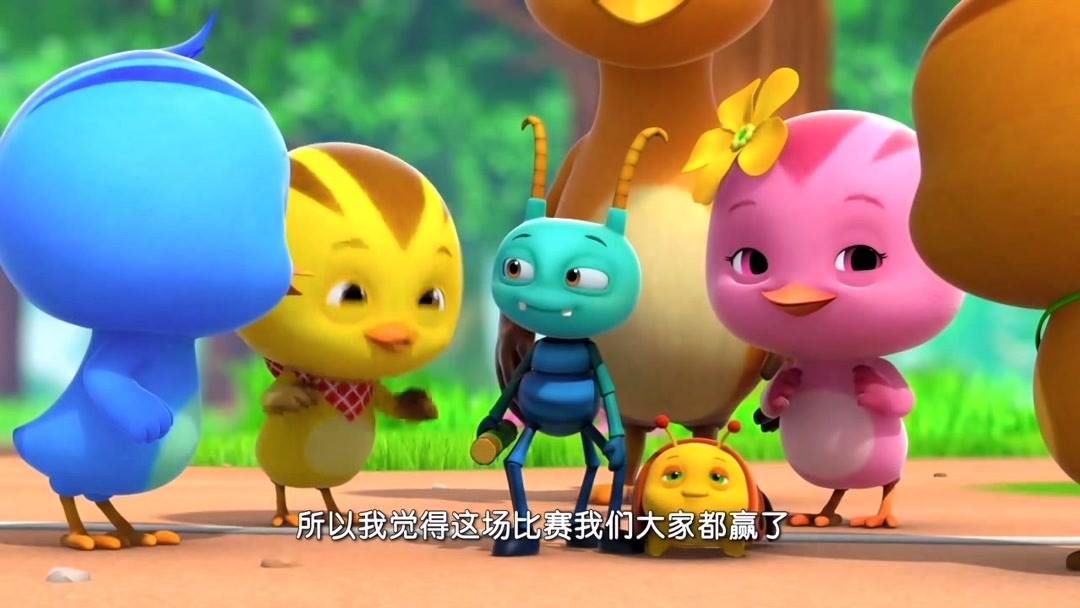 萌鸡小队:欢欢身体素质好,跑步速度非常快,只有他能追上虎甲