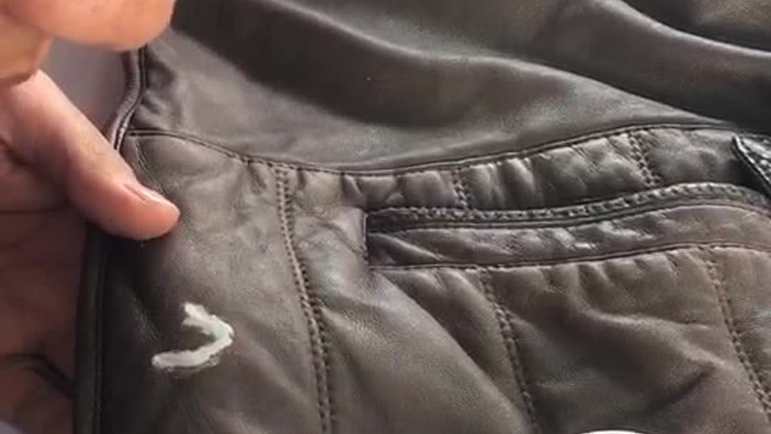 干洗店技术培训——皮衣无痕补洞修复