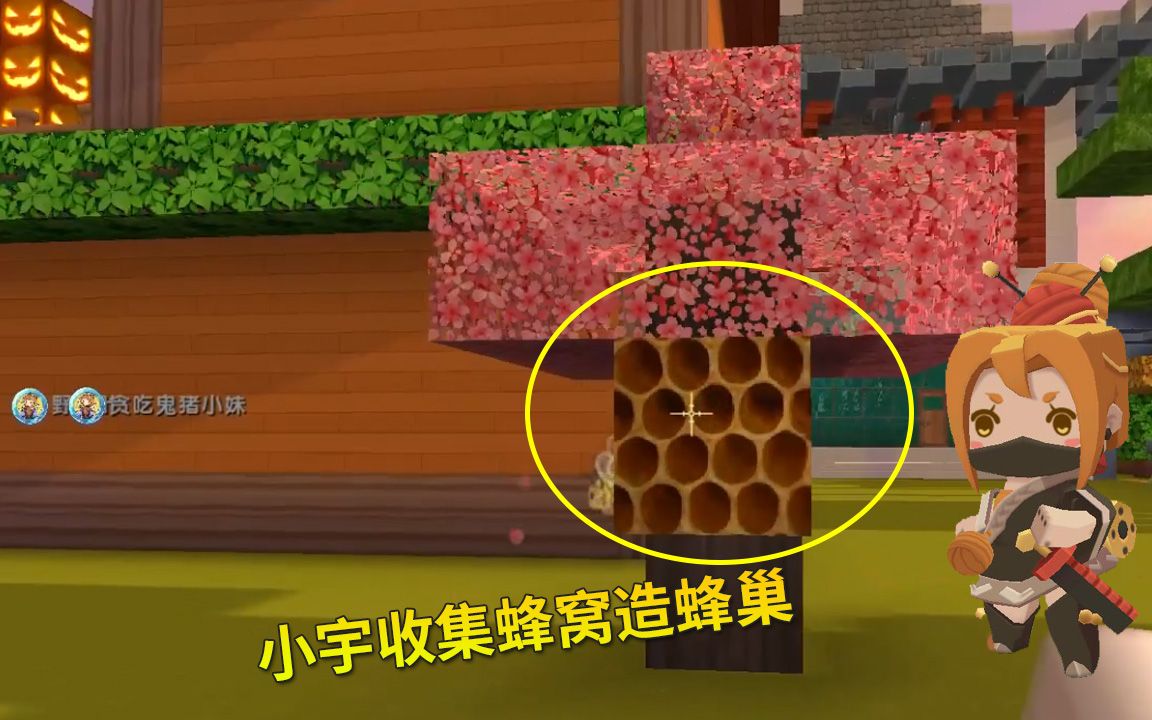 迷你世界荒岛求生42:小宇冒险收集了5个蜂窝,只做出1个蜂巢