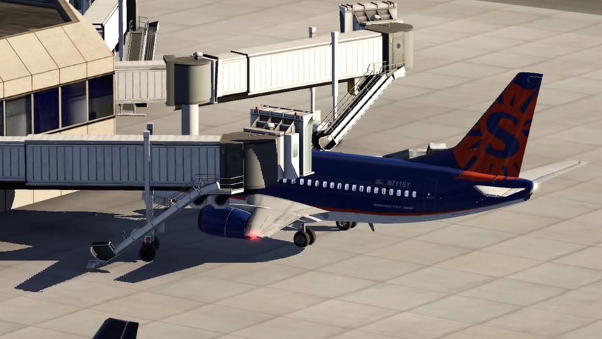 模拟航空飞行2020:F机长手动驾驶B735降落在旧金山国际机场。