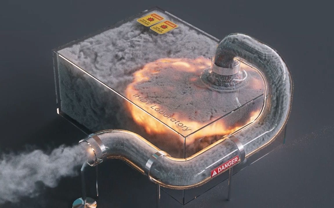 Pyro测试案例 by IHDT | Maxon宣布推出C4D 2023.1,内置GPU烟火模拟...