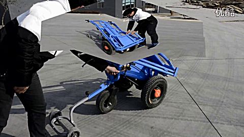 电动运货车操作方法和测评 物流仓储电动拉货车 折叠载货车