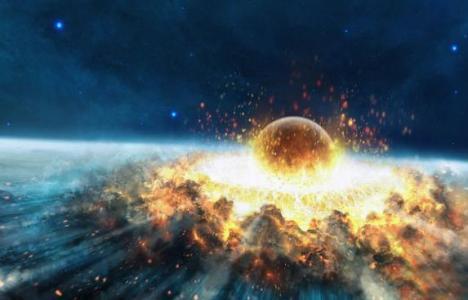 陨石撞击地球的威力 洪水地震海啸 末日的挣扎