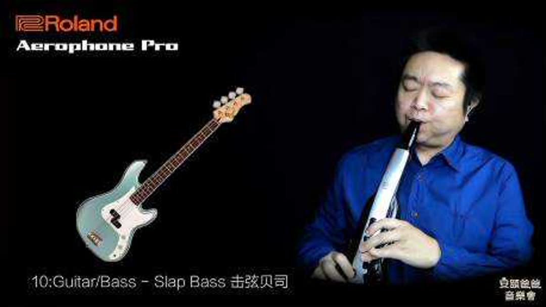 乐队里的中流砥柱 低频担当 Bass 罗兰AE30电吹管音色测试