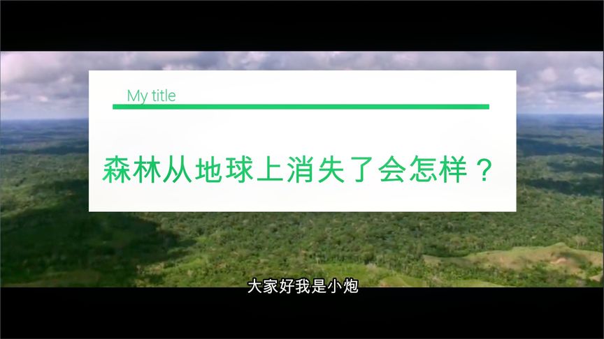 森林从地球上消失了会怎样?