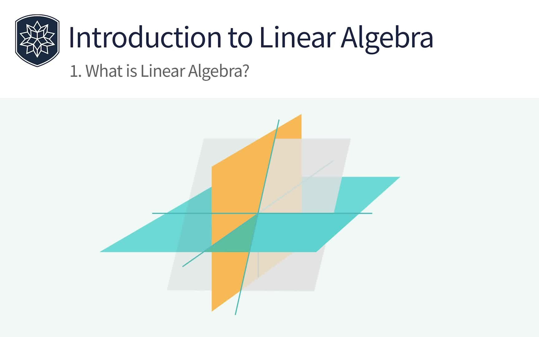 【线性代数导论】1. 什么是线性代数