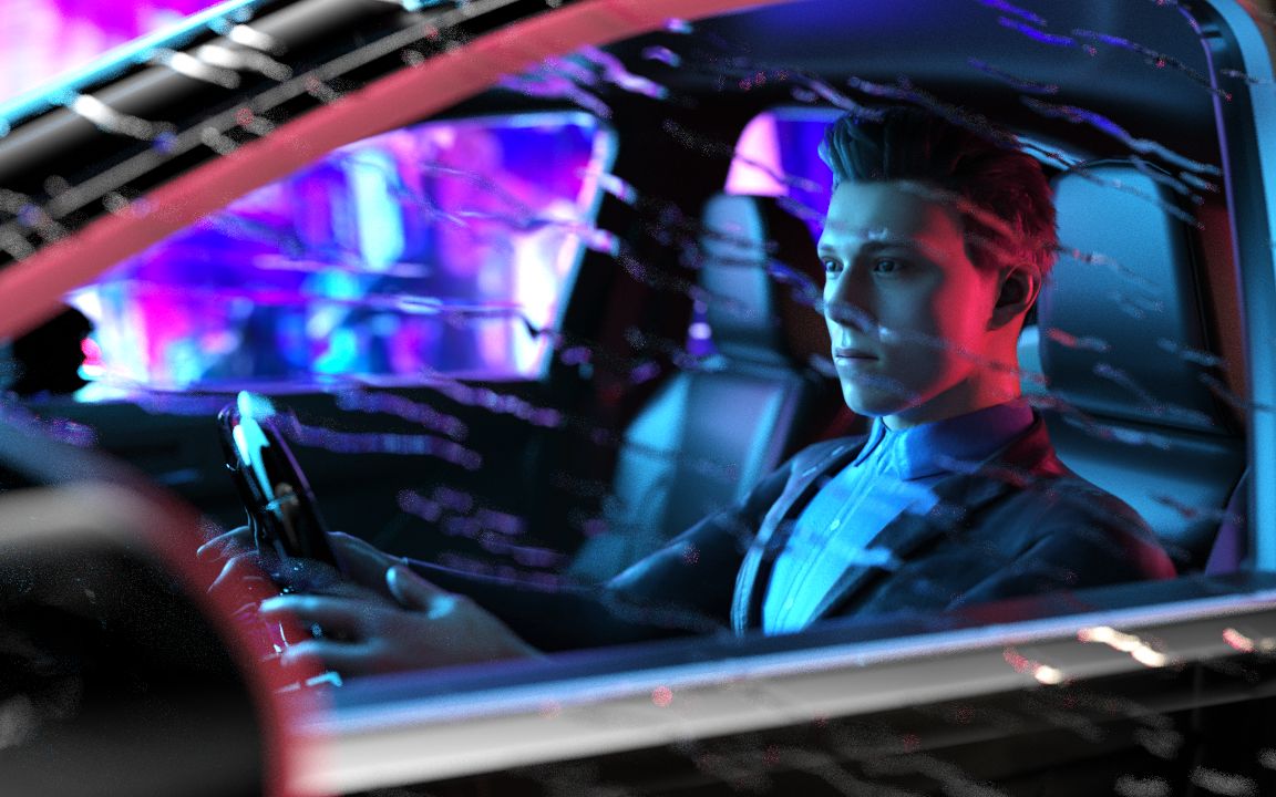 【TVart教程】C4D+OC+RS 渲染制作赛博朋克风格场景 试听课(二)