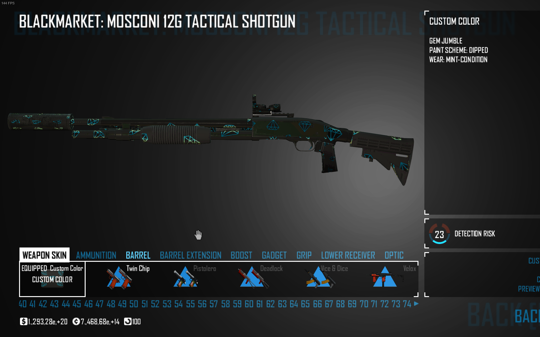 [收获日2/PAYDAY2]新武器:Mosconi 12G Tactical霰弹枪 DS+OD难度...