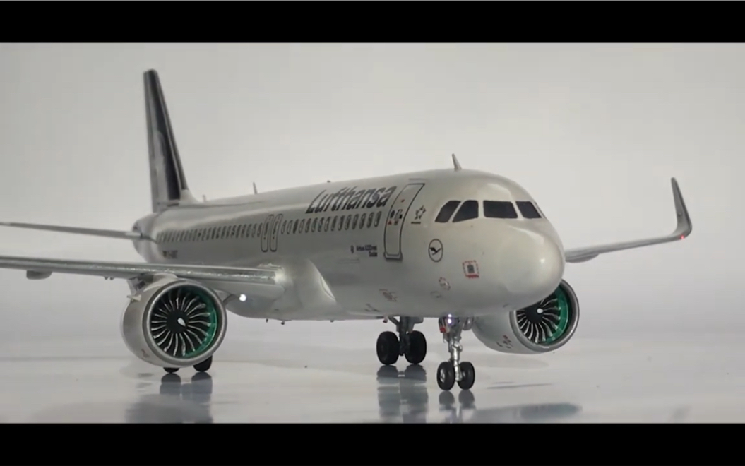 空客A320neo模型组装汉莎航空公司涂装