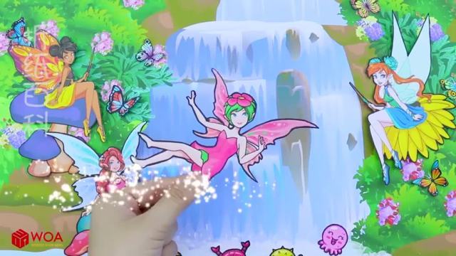 给纸娃娃做漂亮的裙子和翅膀,益智有趣好玩,折纸手工DIY