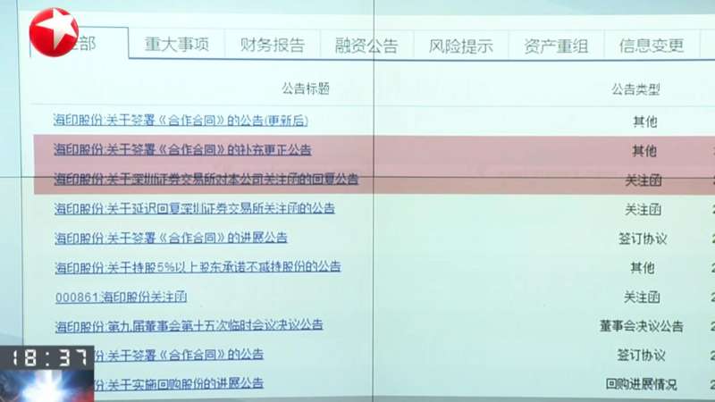 海印股份回复深交所问询函
