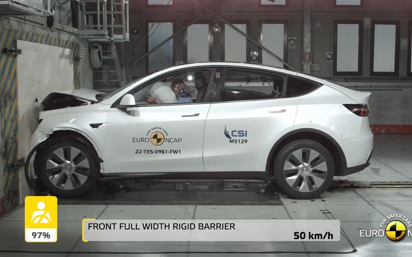 新特斯拉Model Y 2022车型碰撞与安全测试