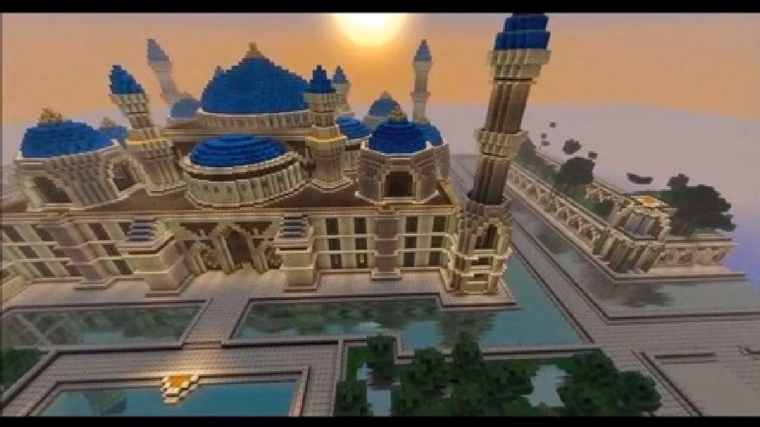 【我的世界】超大等比城堡建造!出自大师之手!