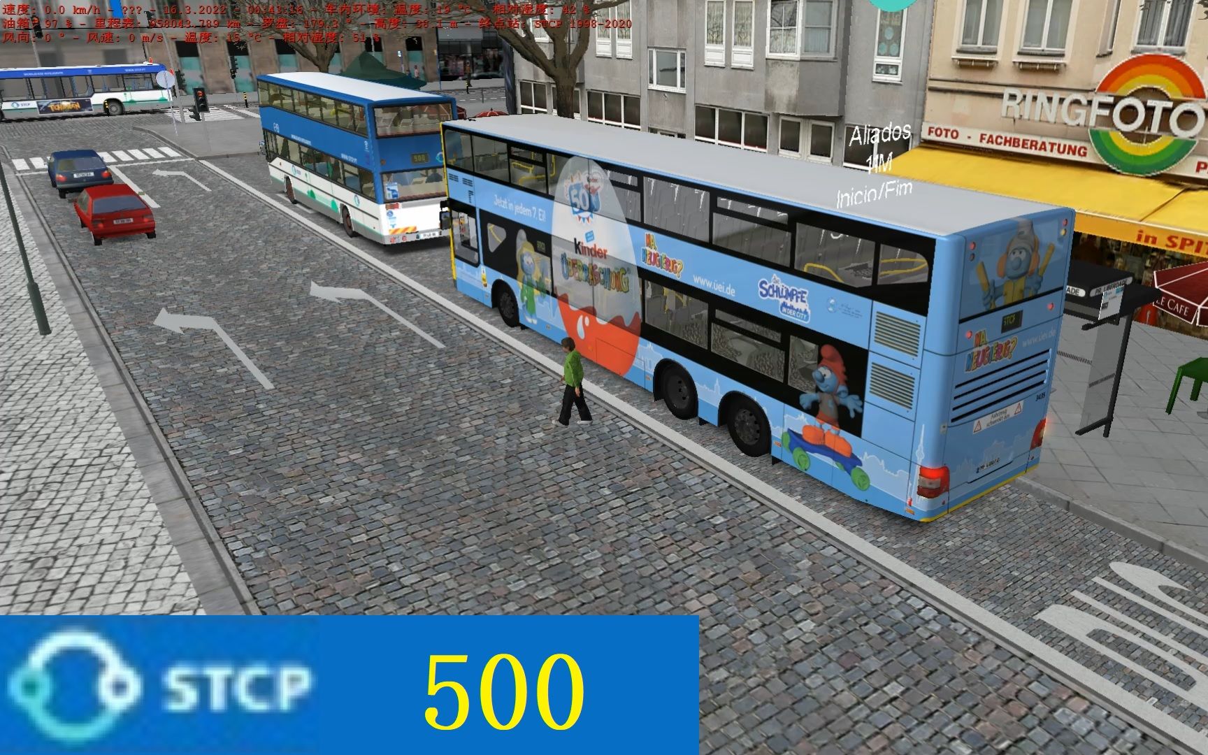 .... S. Bento→Pr. Liberdade【蓝精灵加持下打酱油的现实同款双层车】