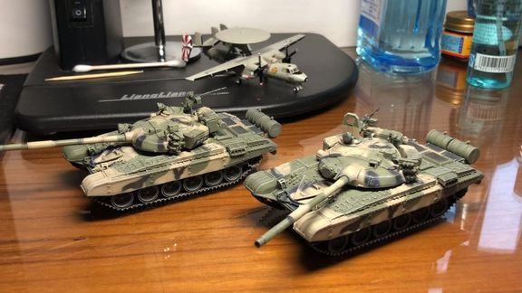 搜模阁 t72主战坦克 冷战苏联 1:72合金比例军事模型 俄罗斯战雷