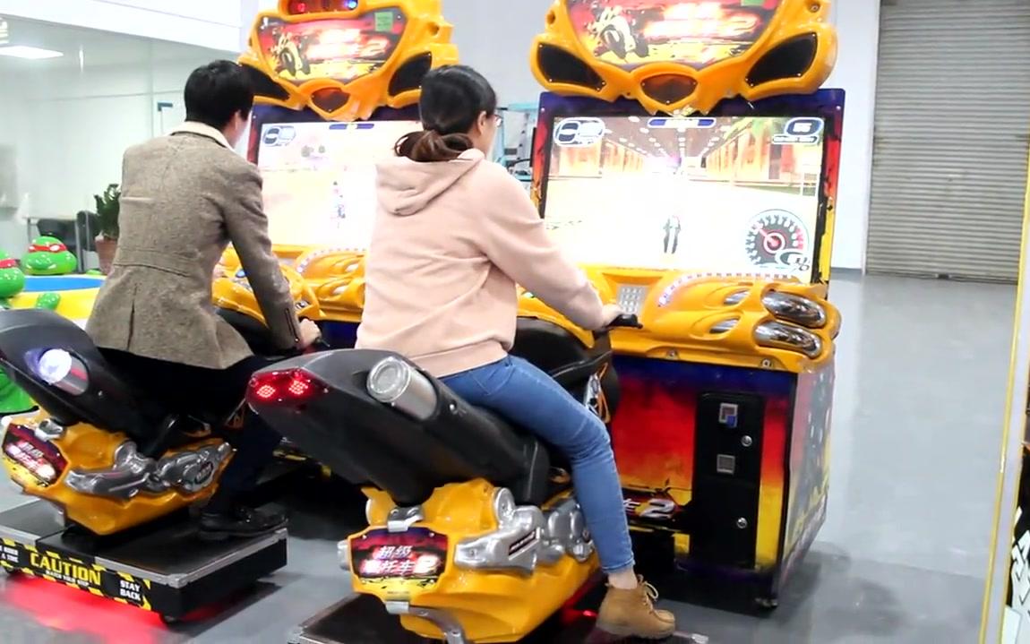 立品游乐大型模拟机游戏机FF摩托车赛车机室内儿童乐园电玩城游乐...