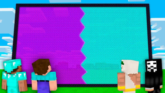 魔哒穿越我的世界 过去欣赏美丽的风景却被怪秒了