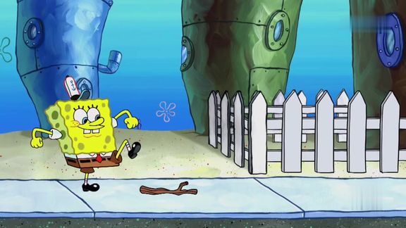 海绵宝宝:派大星舌头被冰块粘住,这下惨了,知道是什么原理吗!