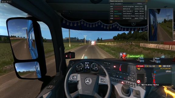 你是从哪蹦出来了,大兄弟!#欧洲卡车模拟2 @CET句号 @中国速运车队...