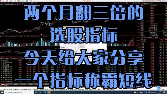 通达信技术指标,十万做到三百万高效进准有这一个就够了
