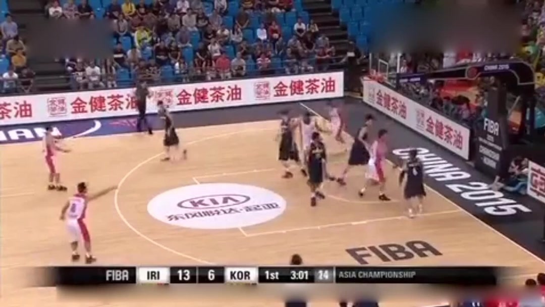 2015中国[男篮亚锦赛]四分之一决赛:伊朗VS韩国 第一节