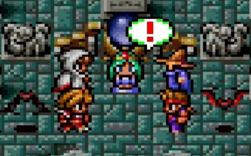 PS1版FF1像素画面史上最高,之后的版本根本无法与之相比。