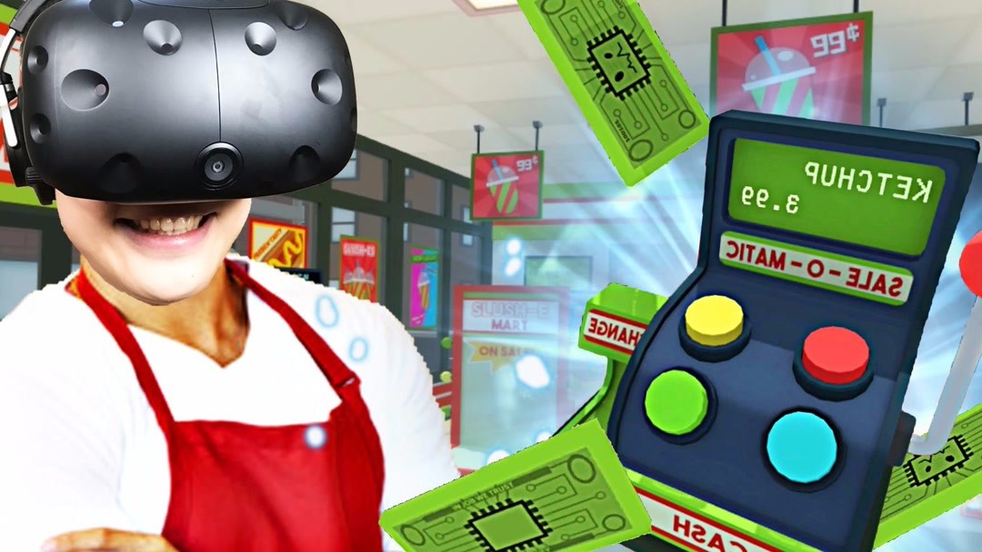 小熙兄妹:VR工作模拟器 收银员敲诈顾客 爆笑解说