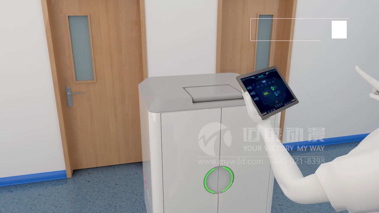 353 AGV物流小车3D演示片