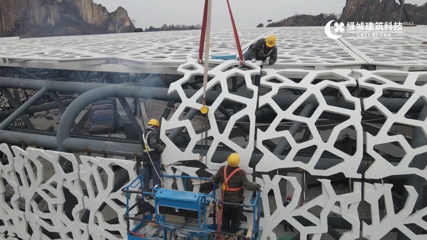 @2022,迎新年,盼亚运:绍兴柯桥羊山攀岩中心1月底基本完工