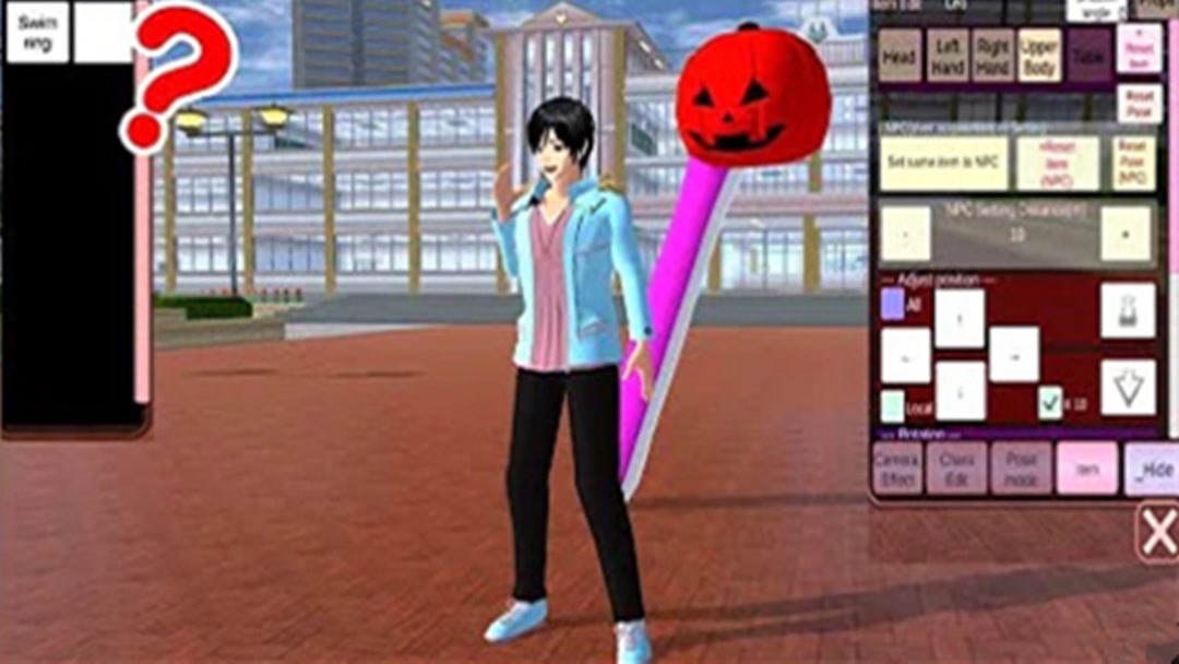 樱花校园模拟器:我制作了一个南瓜宠物精灵!