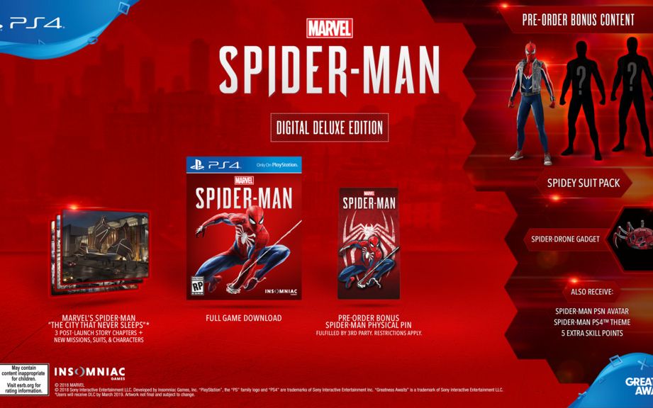 酷炫的小蜘蛛服装及外形是如何设计的-索尼PS4漫威蜘蛛侠游戏访谈...