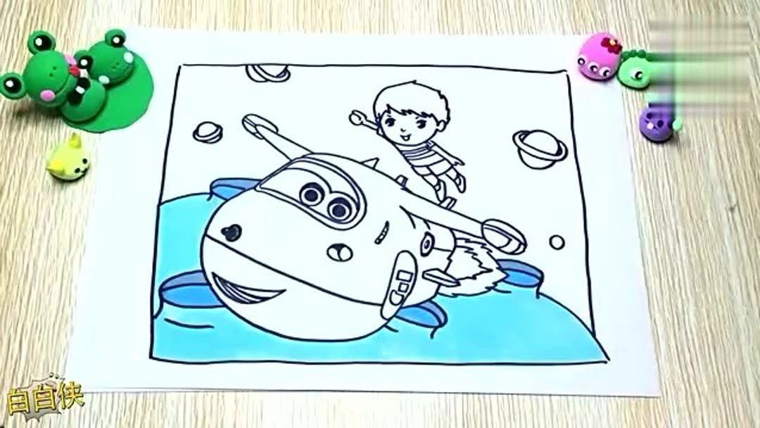亲子:动画人物简笔画教学:乐迪环游太空