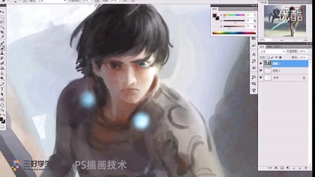 photoshop插画技术 《手绘板插画》