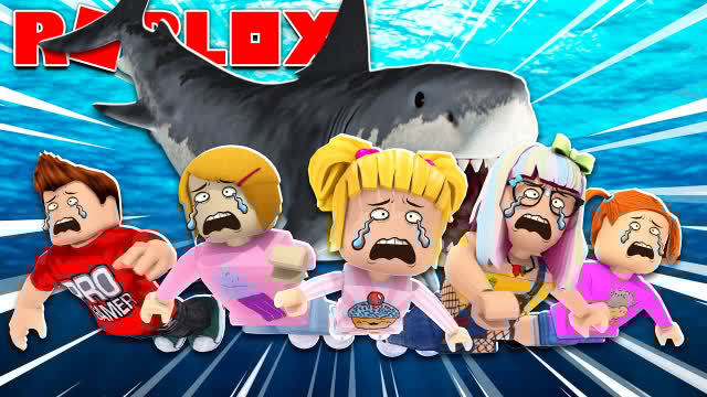 ROBLOX咬人鲨:激光武器潜入水底 消灭巨型鲨鱼!