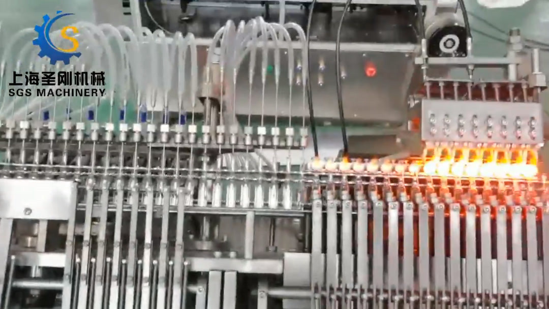 圣刚针剂安瓿瓶灌装机 安瓿瓶拉丝灌封机 拉丝安瓿灌装机
