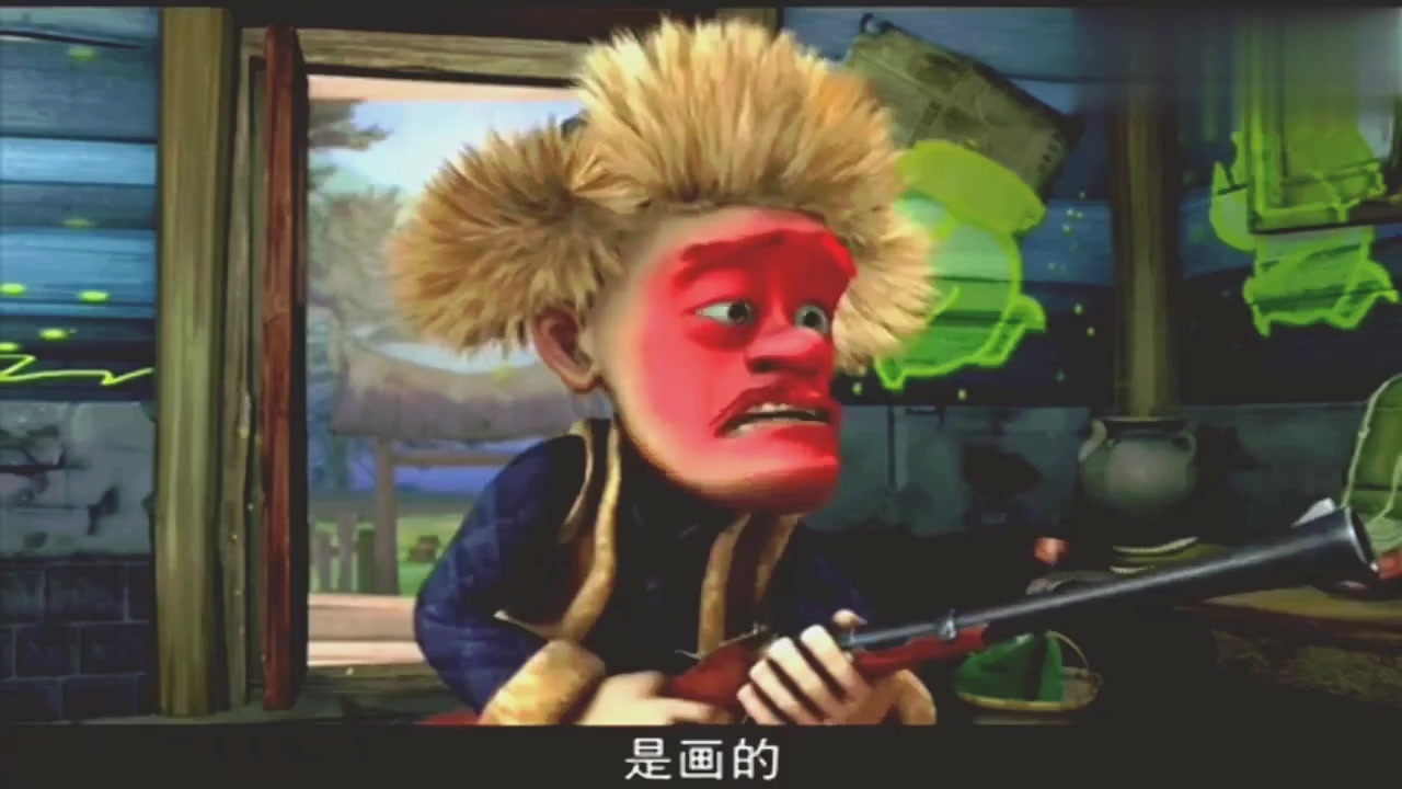 熊出没:强哥回家一看,屋里屋外全是熊熊画的,画的都是他的样子