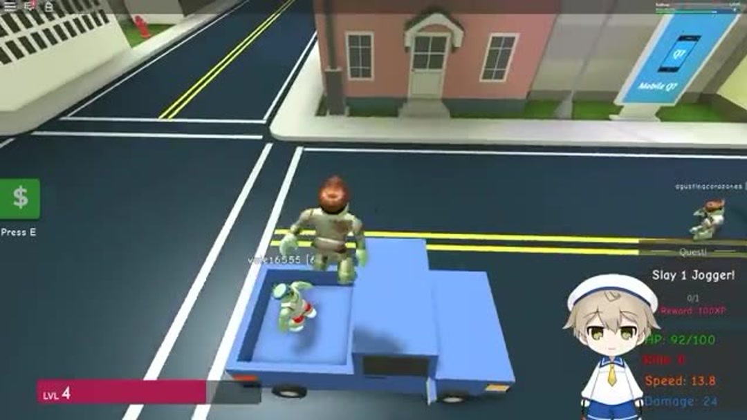 小格解说 Roblox 丧尸爆发模拟器 丧尸病毒爆发!