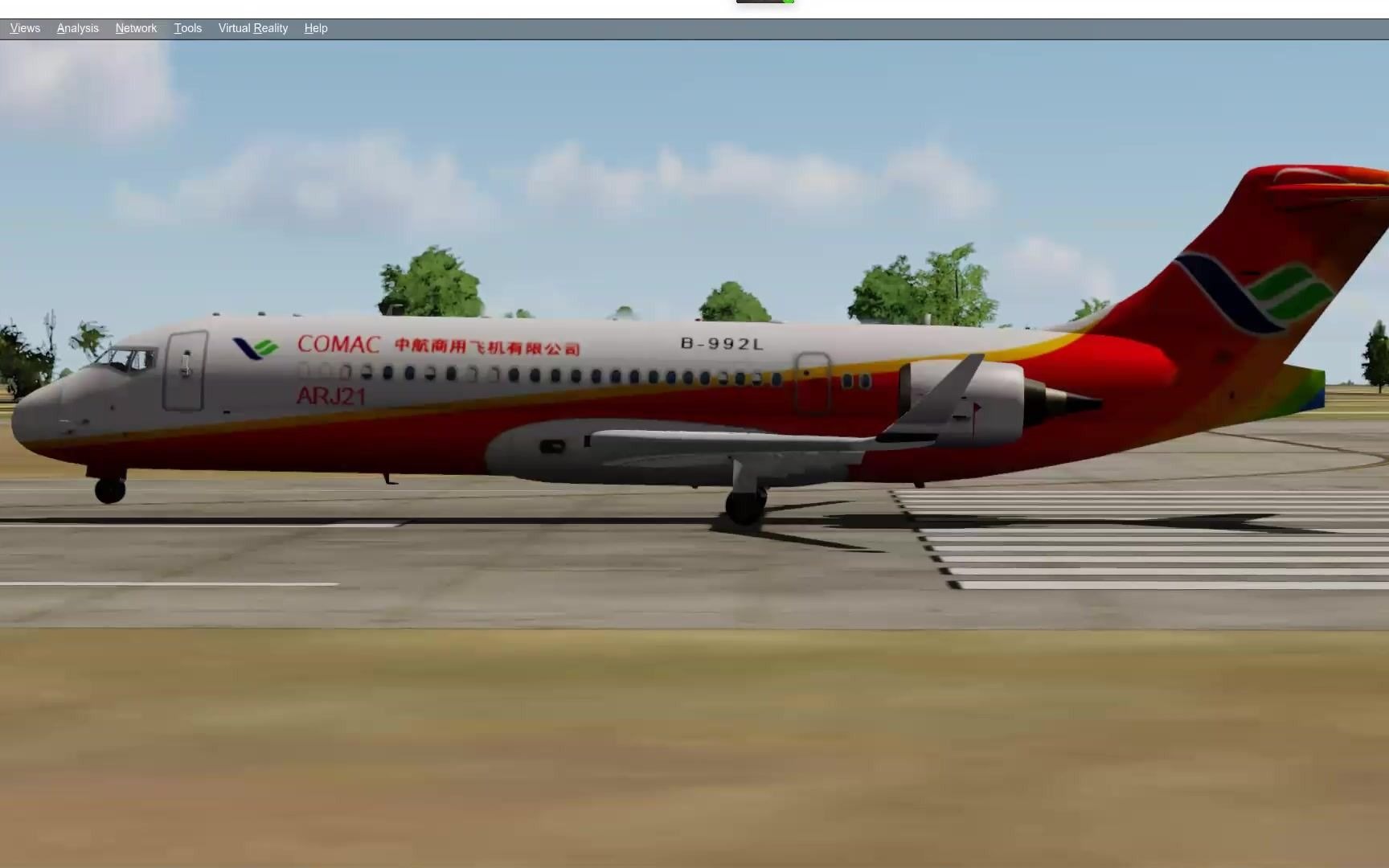 FYCYC-ARJ21 模拟飞行机模演示视频 1