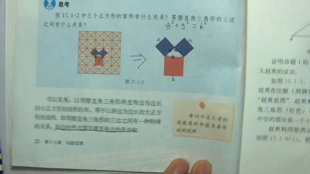 第十七章勾股定理17.1勾股定理课本内容