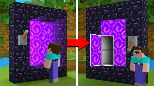 我的世界:阿呆被女巫嘲笑 不服的他直接闯入了女巫的传送门密室!