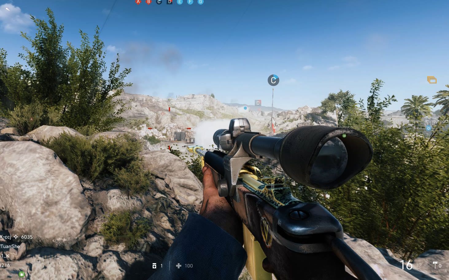 战地5:一个弹匣消灭一个狙击手