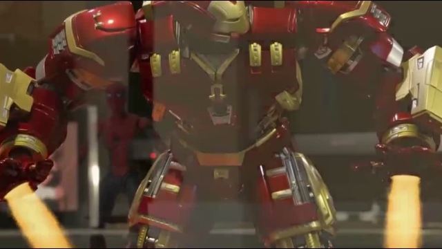 复仇者定格动画:真是一家人不认一家人了,两个钢铁侠对打