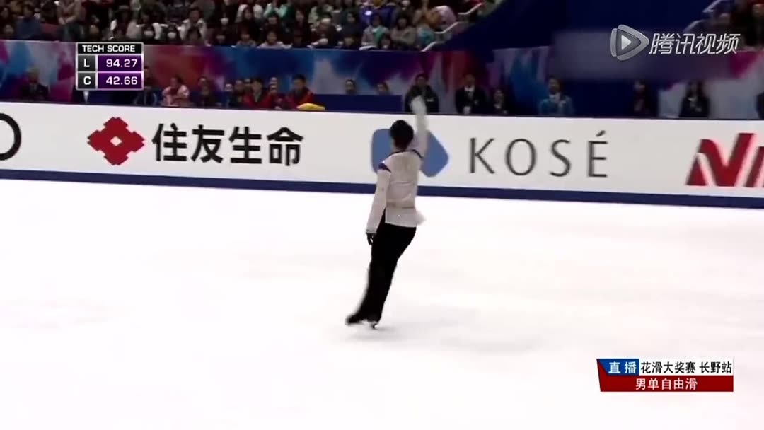 羽生结弦零失误惊世表现 罕见高分破纪录夺冠