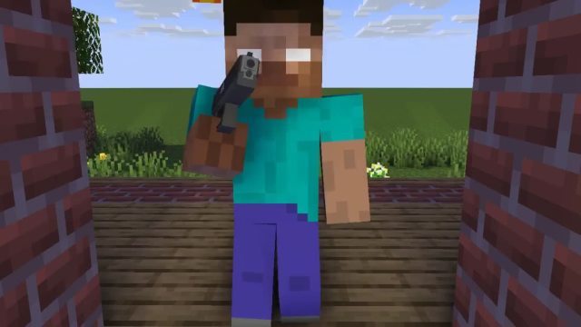 我的世界MC动画:怪物学校 木棒对决