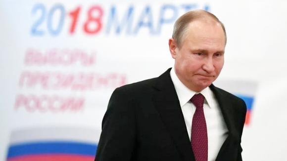 普京第四次就任总统 任职到2024年