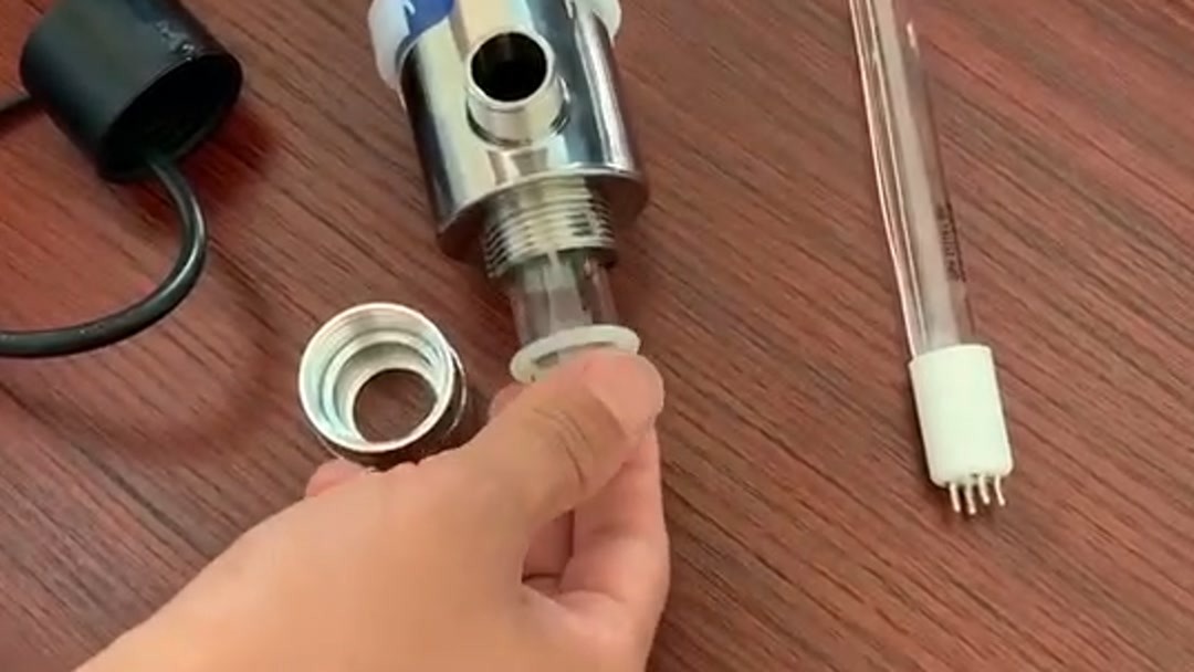 紫外线消毒杀菌消毒器管道式过流式污水净水水处理设备